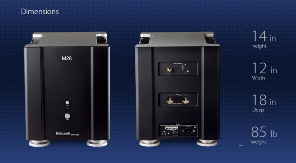 Bricasti M28 Monoblock Amp-Pair-Original Transformers - SonoTone Strings